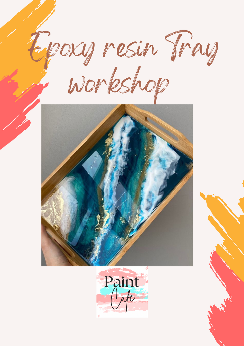 8X12inch Epoxy Resin Tray Workshop – Paint Cafe Studio